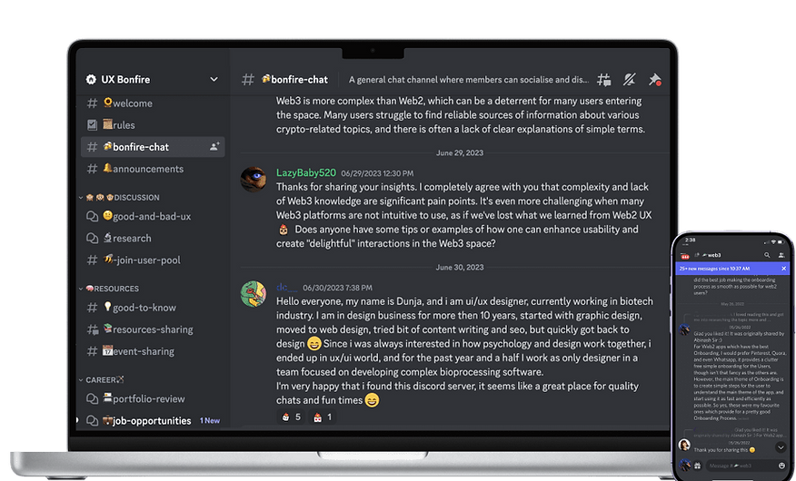 UX Bonfire | Web3 UX Design Community on Discord Server