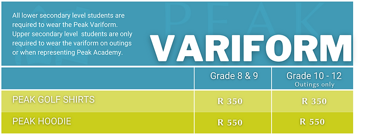 Tuition Fees | Peak Academy