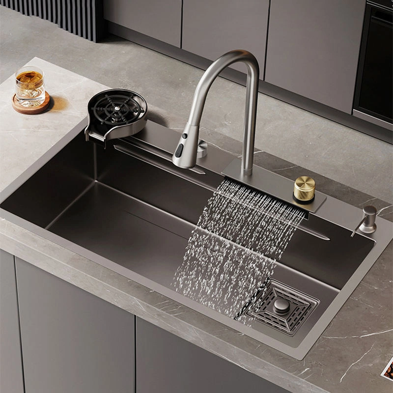 Valore | WF6846 | WaterFall Kitchen Sink | New Zealand | Stainless Steel