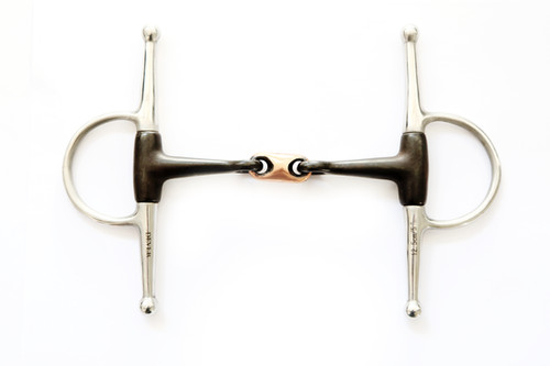 Full Cheek Sweet Iron Snaffle With Copper Lozenge | deversaddlery