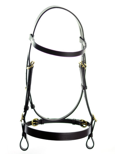 Platinum In Hand Plain Bridle | deversaddlery