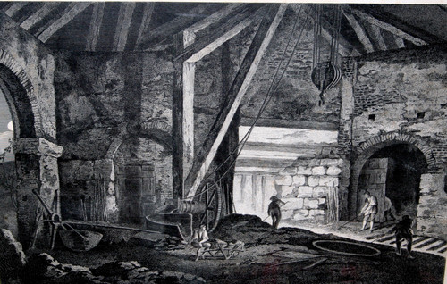 The Inside of a Smelting House at Broseley, Shropshire | Art In Industry