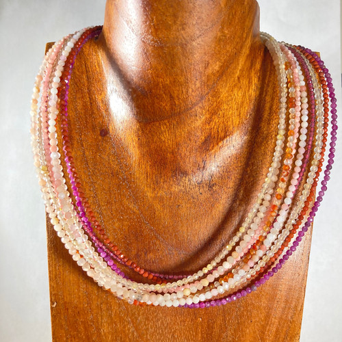 Gemstone Chains Warm Tones 1 | Crystal Waters