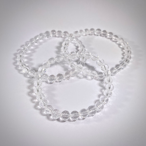 Clear Quartz Faceted Bracelet | Crystal Waters