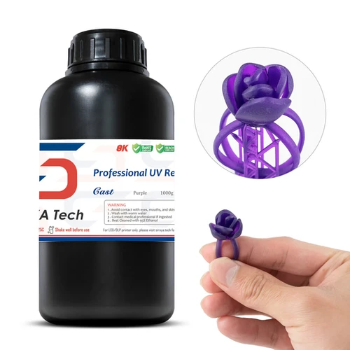 SIRAYA TECH CASTABLE Purple 3D Printer Resin - 1Kg | Hydrotech