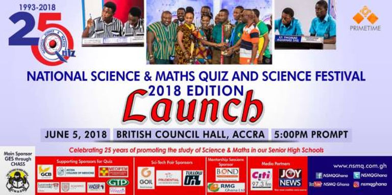 PRIMETIME TO LAUNCH THE 2018 EDITION OF THE NATIONAL SCIENCE & MATHS ...
