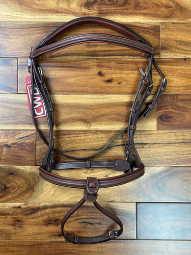 NEW CWD Noseband Bridle, Plain/Raised, Size 3 | Goldfinch Fine Tack