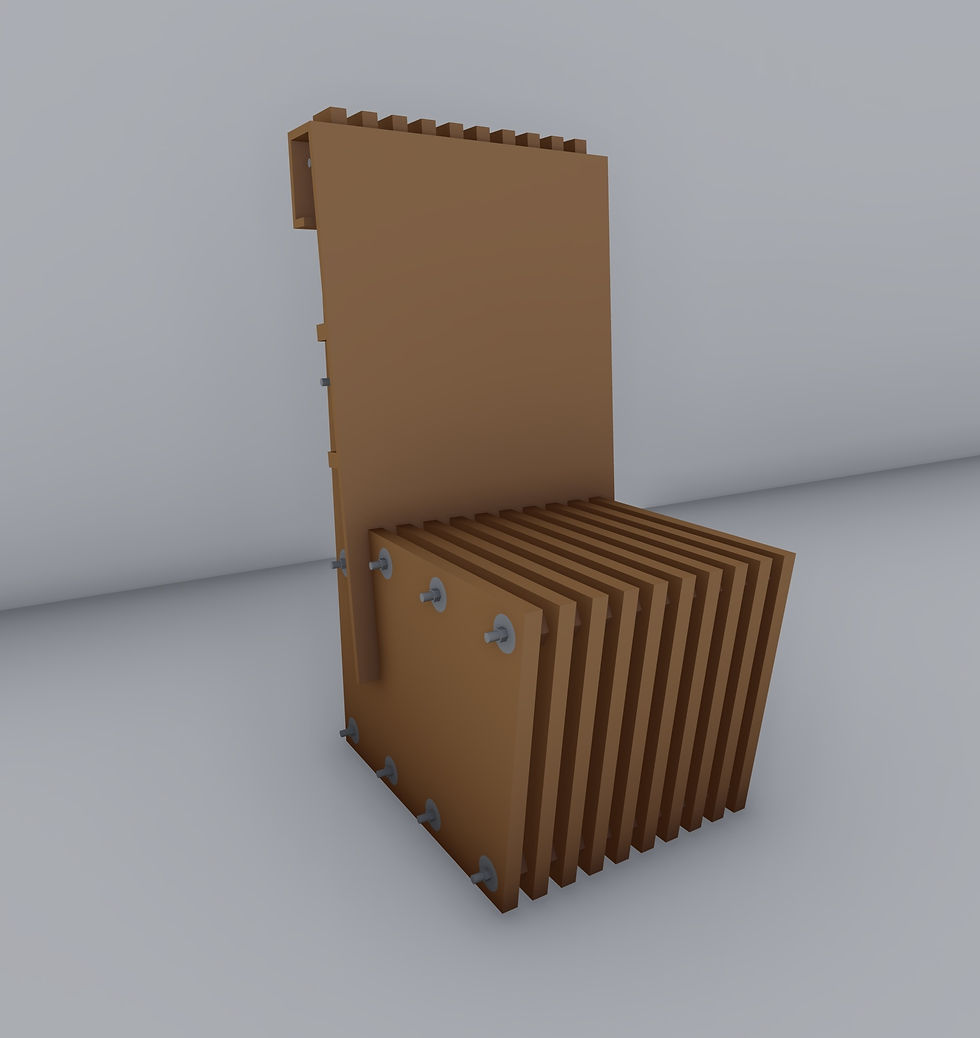 Design V: Cardboard Chair | Architecture