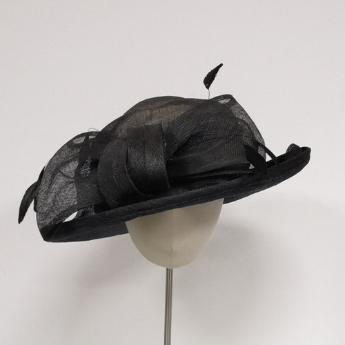 Black Balfour Bow Hat | Harrington Hats