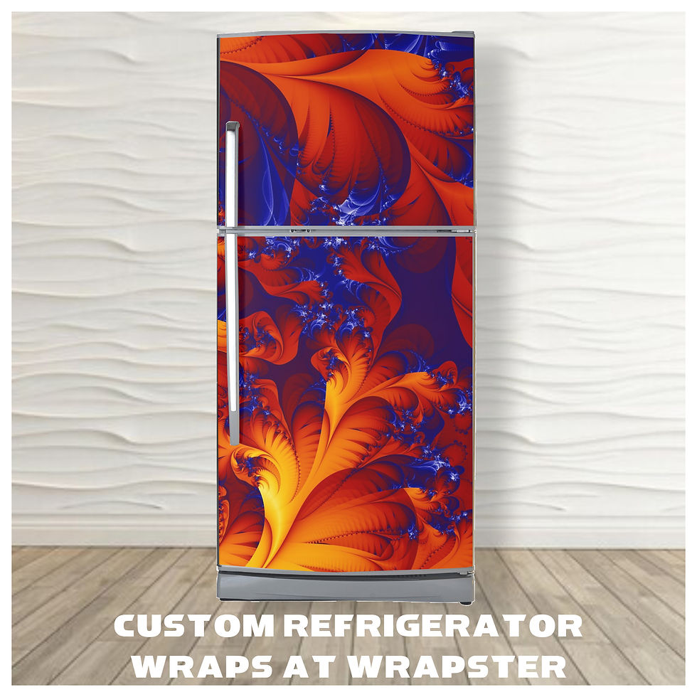 Custom Vinyl Refrigerator wraps | Fridge Graphics | The Wrapster