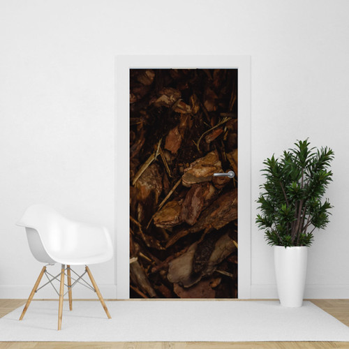 Wooden texture v2 vinyl sticker door wrap | The Wrap Master