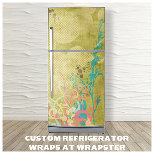 Random v2 sticker vinyl refrigerator wrap | The Wrap Master