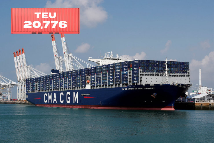 How Many Containers Can A Ship Hold?