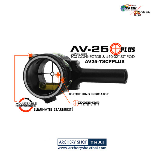 Axcel AccuView AV-25 PLUS Scope（with Docs Choice Lens） | Archeryshopthai