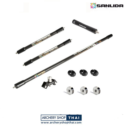 Sanlida X10 Recurve Stabilizer (Full set) | Archeryshopthai