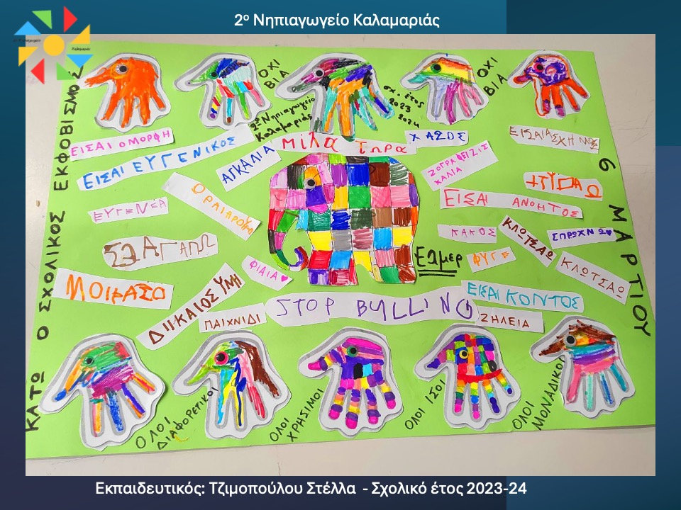 Το 2ο Νηπιαγωγείο Καλαμαριάς ενάντια στο Bullying | Μίλα Τώρα