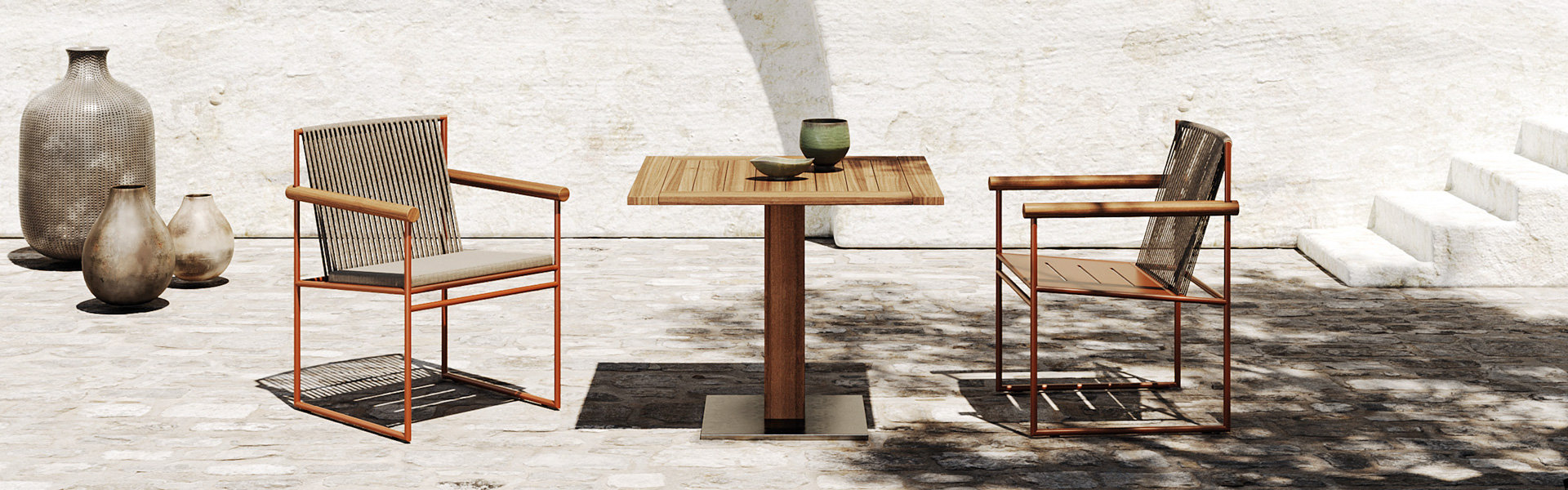 PIPE Dining Chair - Striking Outdoor Furniture | Outdoor Dining Chairs NZ