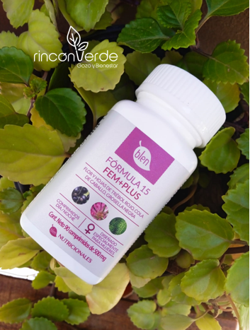 Fórmula 15 FEM+PLUS Blen 90 Comprimidos 500 mg | Rincón Verde
