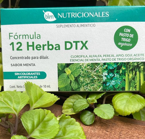 Fórmula 12 Herba DTX Blen 5 Ampolletas 10ml c/u | Rincón Verde