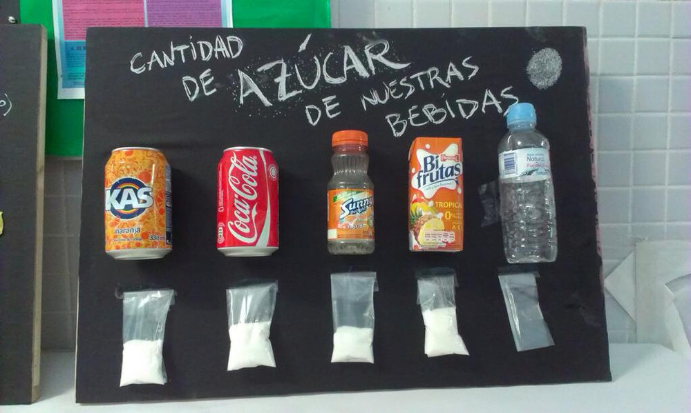Bebidas: ¿Cuánta azúcar tienen?