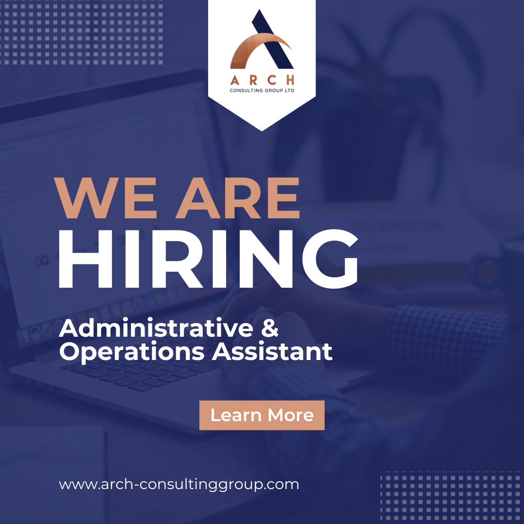 ARCH Consulting Group is seeking an Operations & Administrative Assistant to join its team