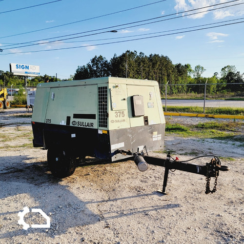 SULLAIR 375 CFM Portable Air Compressor | Ngb Equipment Llc