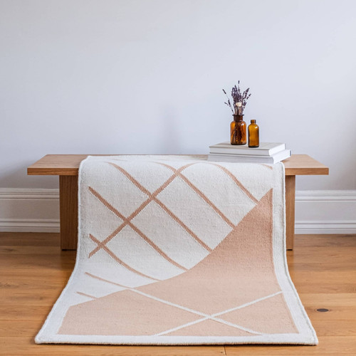 Diagonal Rug - Handwoven Accent Rug | Collective-Stories