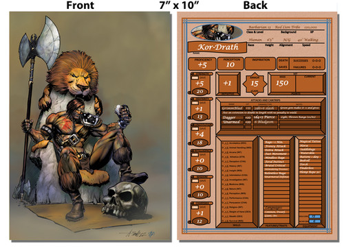 Kor-Drath Playable Character Cards and Map Set! | Kor Drath