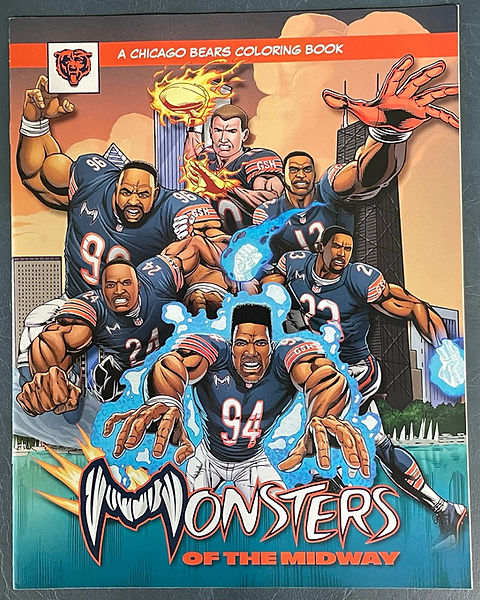 coloring pages chicago bears