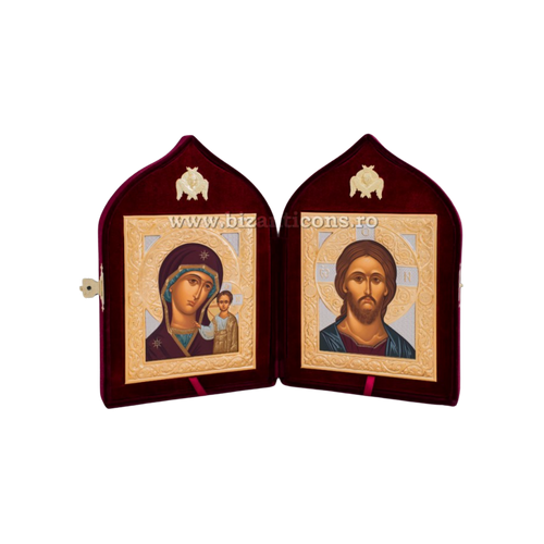 Velvet Metal Diptych | Cherubim | Byzantine US