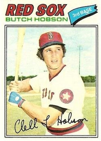 Card-by-Yankees Card: 1977 Topps - Butch Hobson (Article 19)