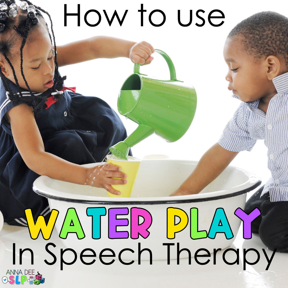 How to use water play in Speech Therapy