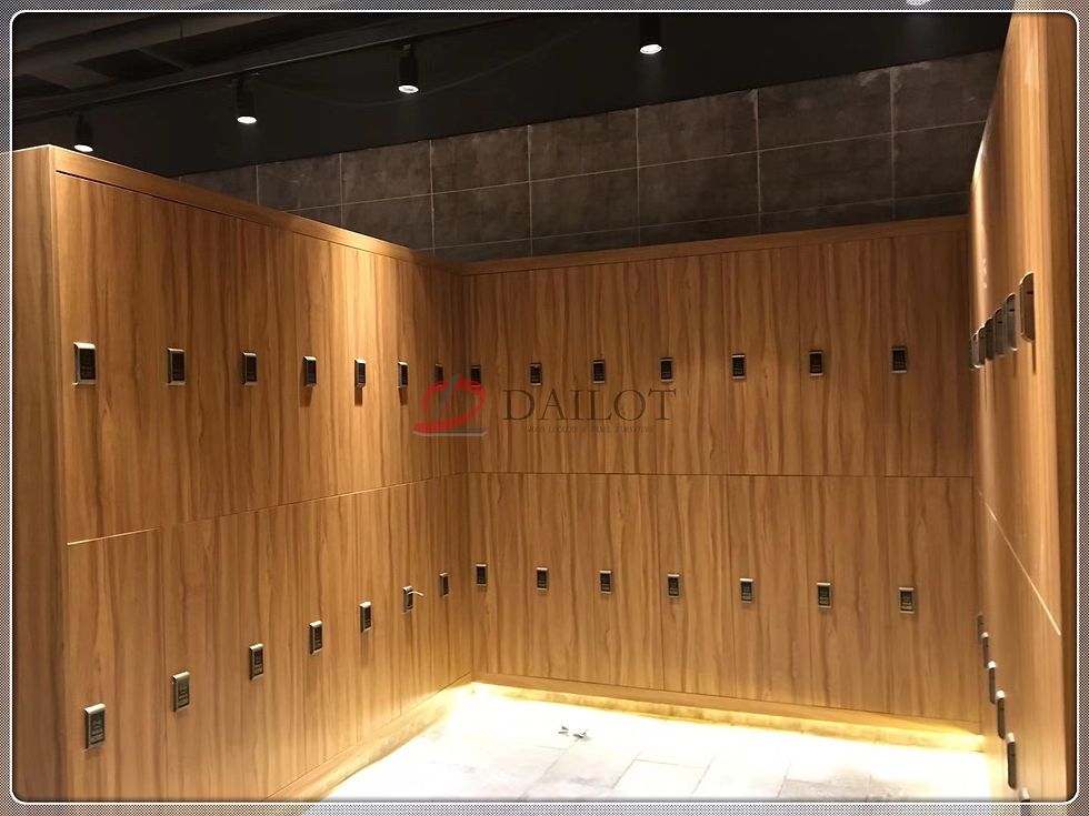 Dailot Gym Lockers Wood Grain with Digital Lock | Dailot Furniture