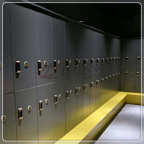 Grey Color Gym Lockers with bench | Dailot Furniture