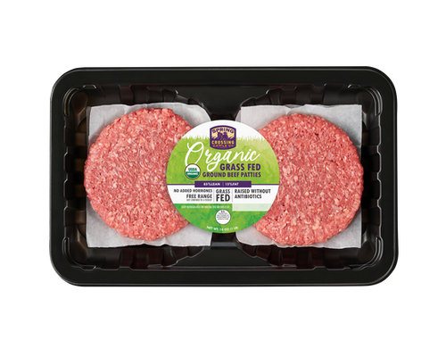 Organic Grass Fed Ground Beef Patties | Spring Crossing