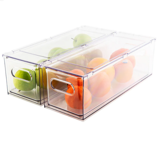 Clear Stackable Pull-out Box | Lovesome Labels