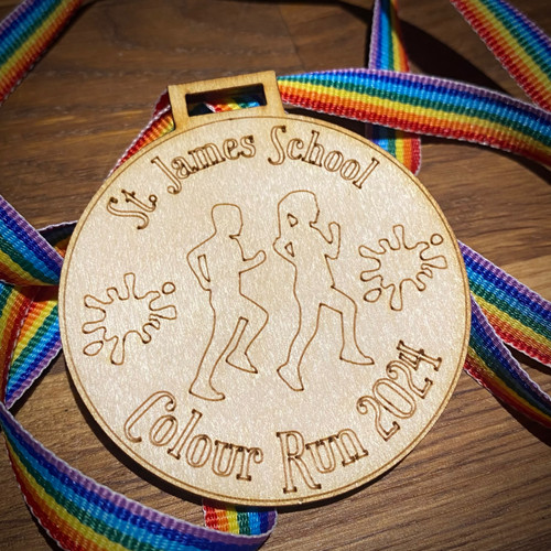 Medals - Colour Run | Crafty Farmwife