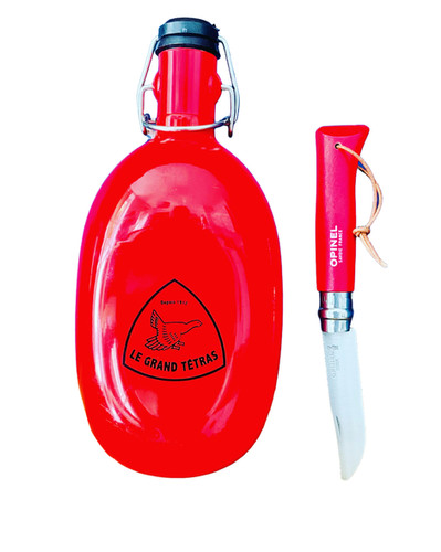 LE PACK BAROUDEUR : Une Gourde plus un Opinel N°= 8 | Le Grand Tétras