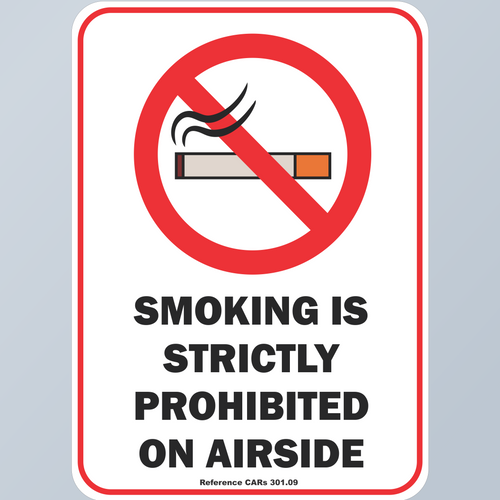 No Smoking - Airside | Shearer Group