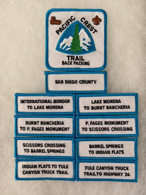 Pacific Crest Trail San Diego Segments