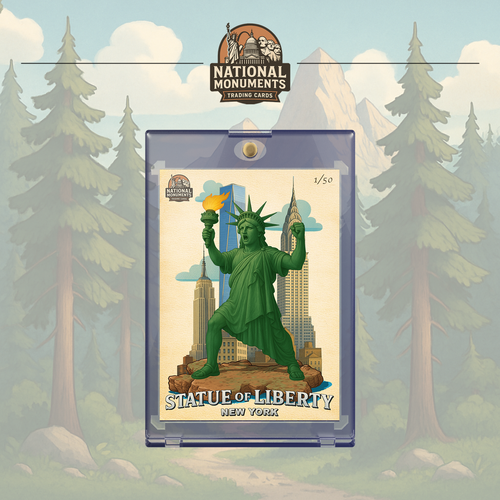 Statue of Liberty Trading Card – Limited Edition (Numbered to 50 Prints ...