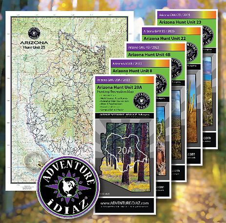 Arizona Deer Hunting Maps | Erie, CO | ADVENTURE iDIAZ