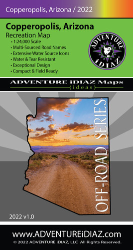 Arizona Off-roading 4WD Maps; Copperopolis / AZ ATV 4x4 Maps / Arizona ...