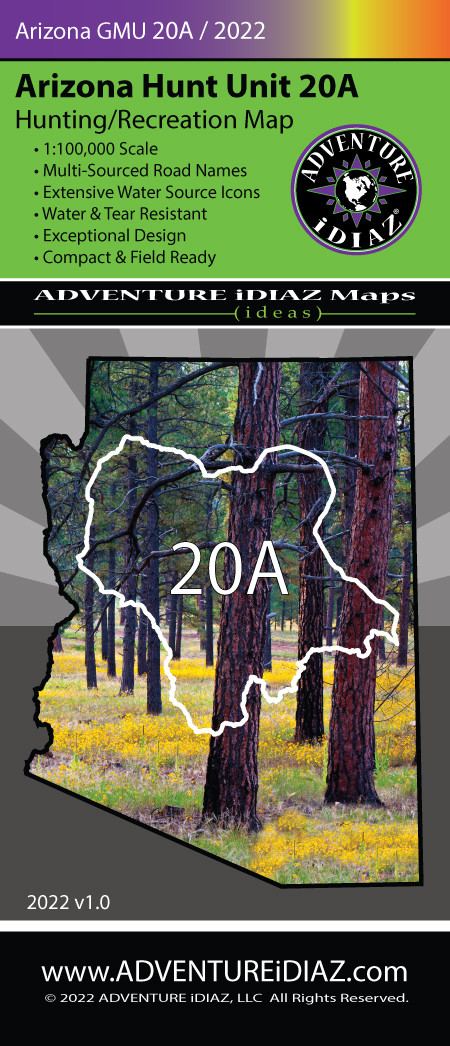 Arizona Hunt Unit 20A Map; Things to Know Before You Go