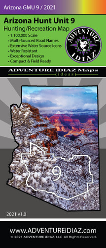 Arizona Hunt Unit 9 Map | Arizona Hunting Unit 9 Map