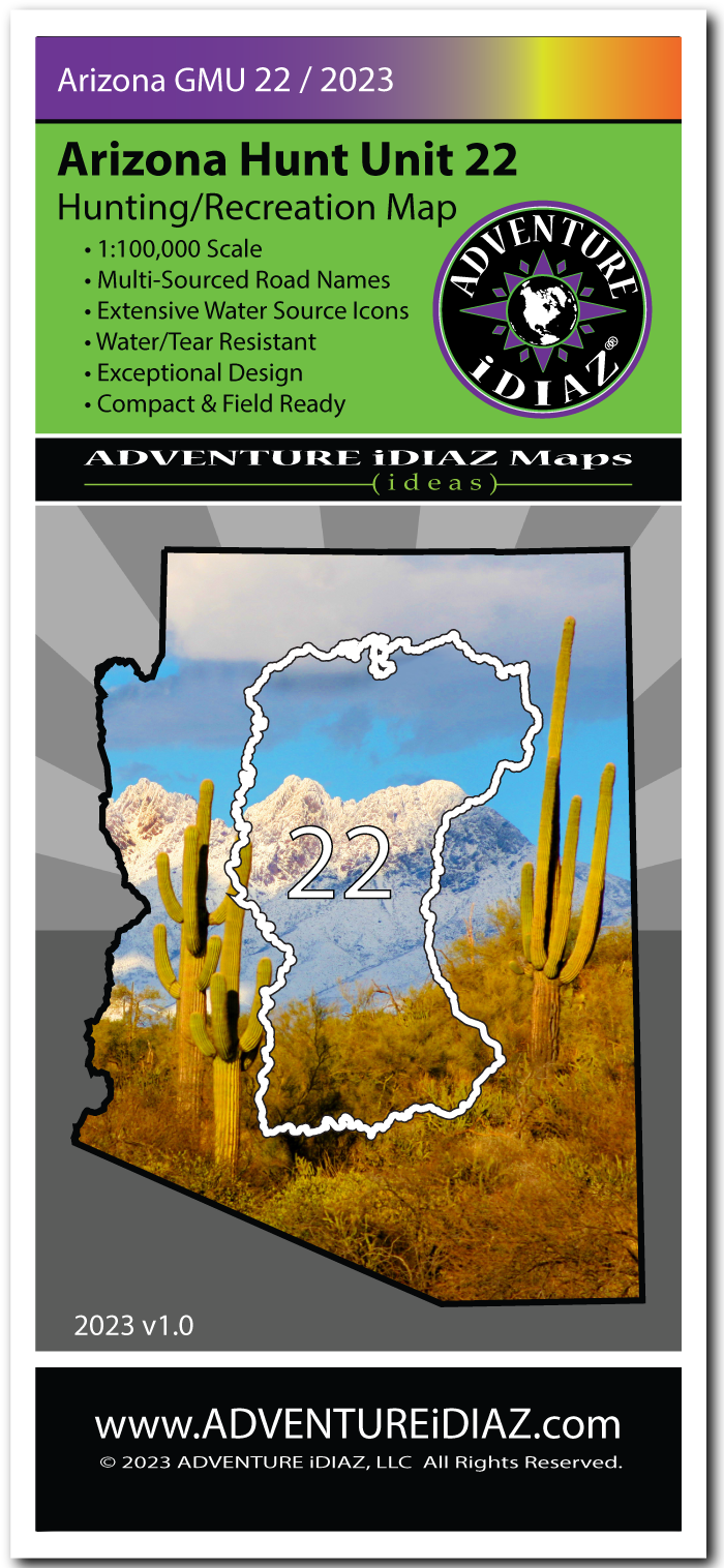 AZ Hunting Unit Map | AZ Hunt Unit Map | ADVENTURE iDIAZ