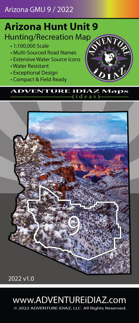 Arizona Hunt Unit 9 Map; An Essential For Your Outdoor Adventure