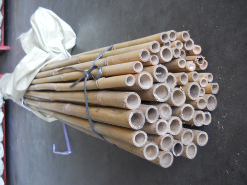 8' x 24-26mm(1") Natural Bamboo Stakes 50/bale | oriontradingcompany