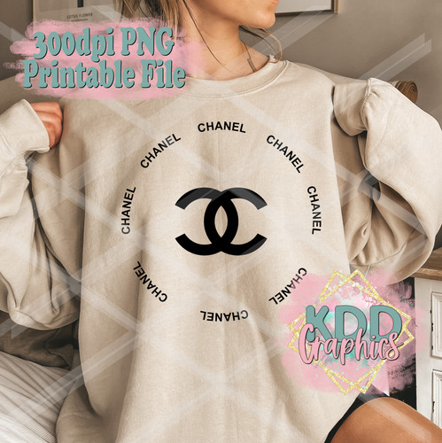 Chanel Circle - CC - 300dpi PNG | Kdd Graphics By Tab