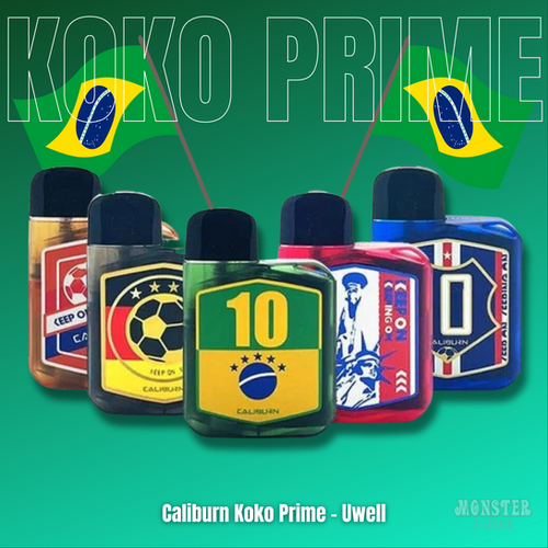 Pod Caliburn KOKO Prime Vision Copa Do Mundo - Uwell | Monster juice